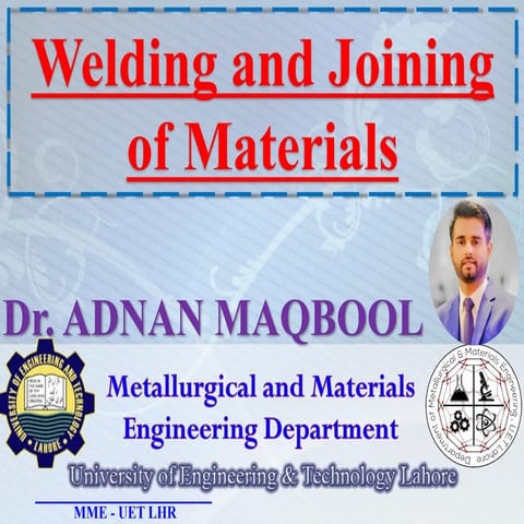 1-Welding and Joining of Materials-2023-Mid.pdfbasics of welding | PDF