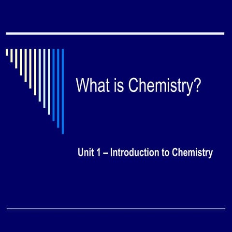 1 What Is Chemistry | PPT | Free Download
