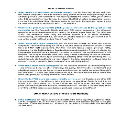 What is Smart Media | PDF