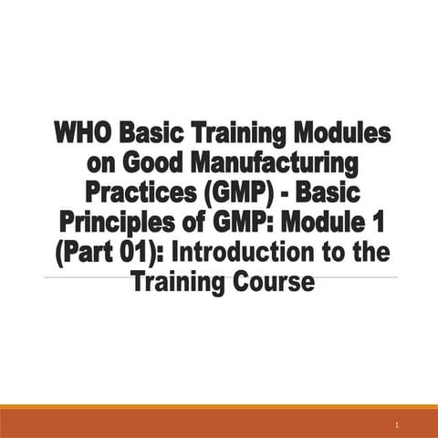 Back To Basic Gmp | PPT