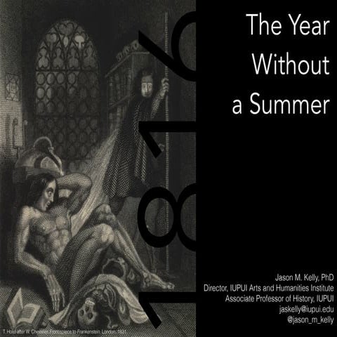 Frankenstein and the Year Without a Summer | PPT