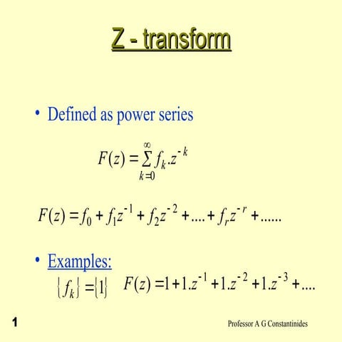 Table of transformation of laplace & z | PDF