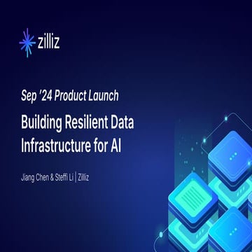 Building Resilient AI Infrastructure: Deep Dive Zilliz Cloud's New Production-Ready Features ...