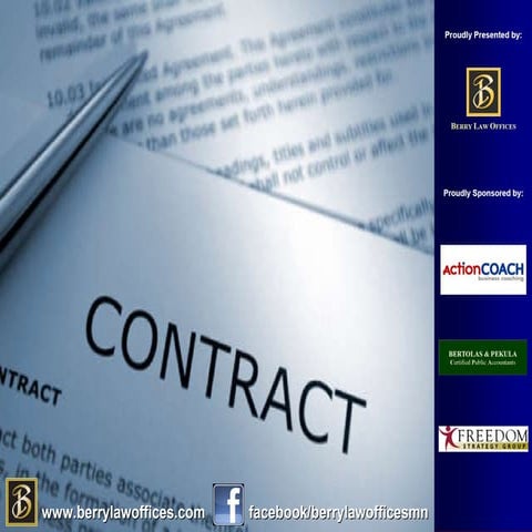 The why, what and how of contracts | PPT