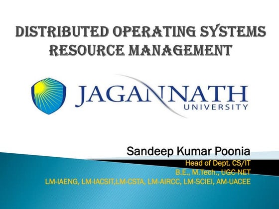 A study of load distribution algorithms in distributed scheduling | PDF A study of load distribution algorithms in distributed scheduling | PDF
