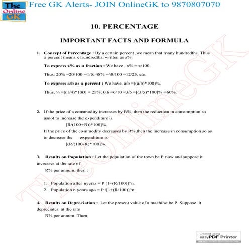 10. percentage | PDF