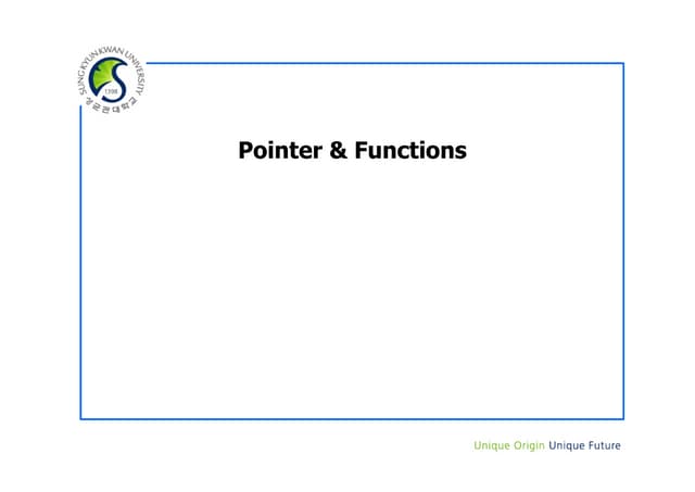 10 Pointer And Function Ppt 6608