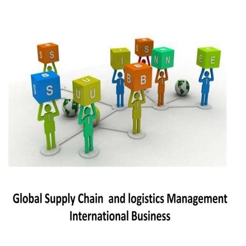Global Supply Chain and logistics Management - International Business ...