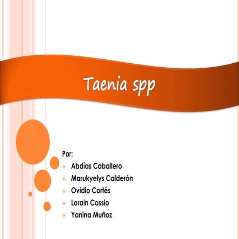 Taenia spp | PPTX