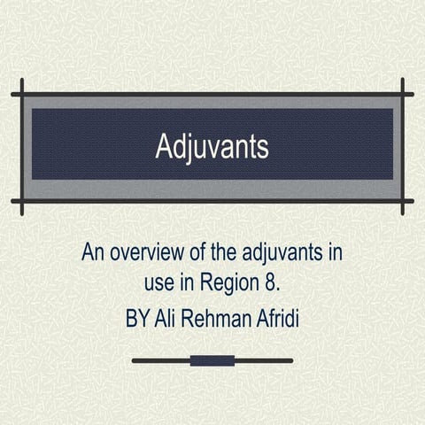 10. adjuvants | PPT | Gardening | Home & Garden