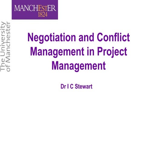 10. Negotiation and Conflict Management in Project Management, 12th Oct ...