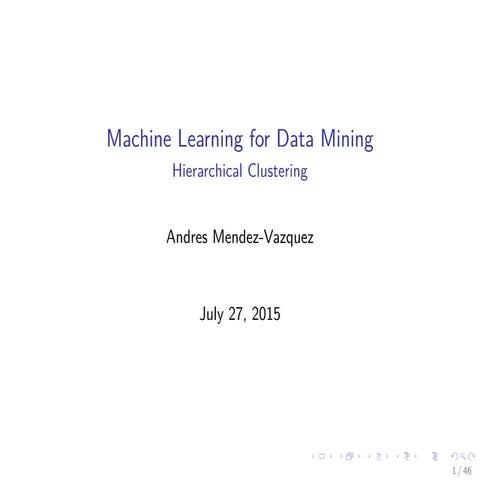 28 Machine Learning Unsupervised Hierarchical Clustering Ppt