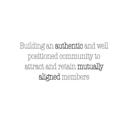 Building authentic and well positioned working communities | PPT