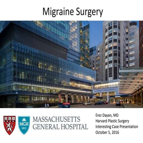 Dayan.MigraineSurgery.Harvard | PPT
