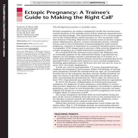 SIGNS IN ECTOPIC PREGNANCY USG- TVS AND TAS .pptx