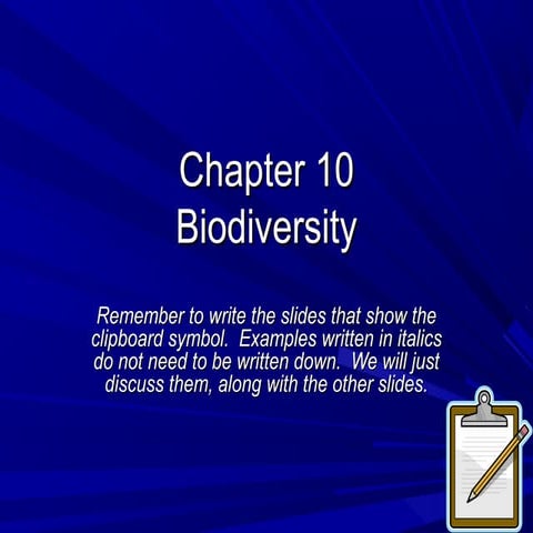 Biodiversity | PPT