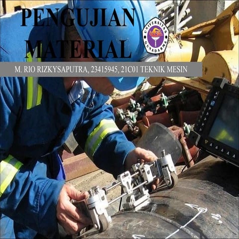 pengujian material DT dan NDT | PPT