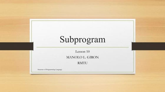 Mga kalimitang bahagi ng isang manwal | PPTX