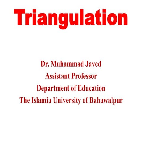10. triangulation | PPTX