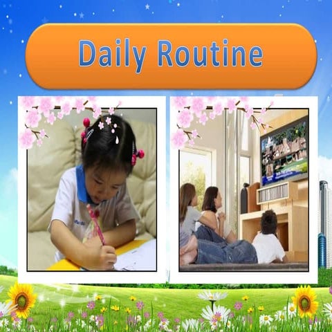 10. daily routine game | PPTX