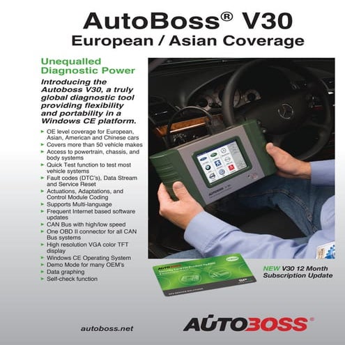 Autoboss V30 | PDF