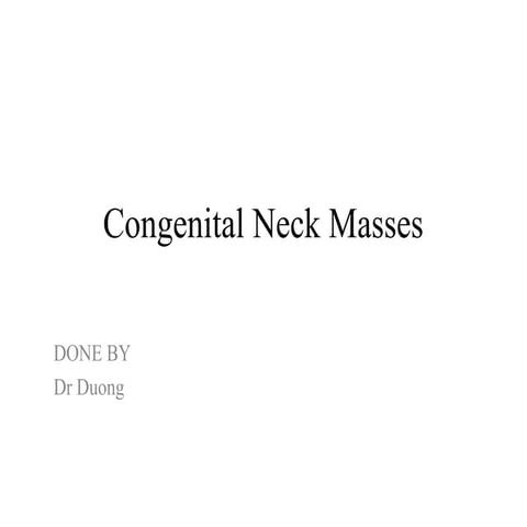 10 neck masses - copy | PPT