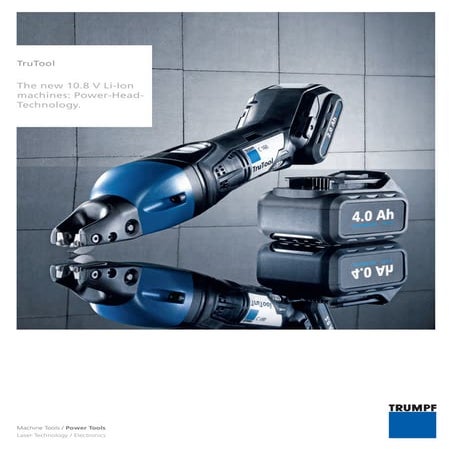 TRUMPF 10.8V Cordless Tools | PDF