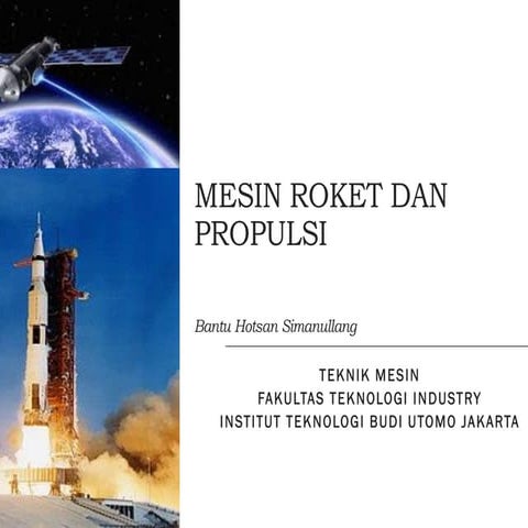 Mesin Roket dan Propulsi | PDF