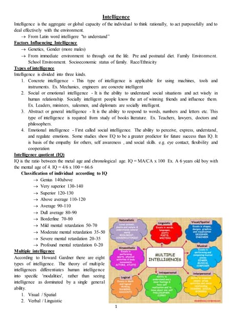 Guilford's Structure of intellect | PPT