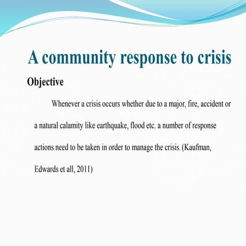 Crisis response presentation | PPTX