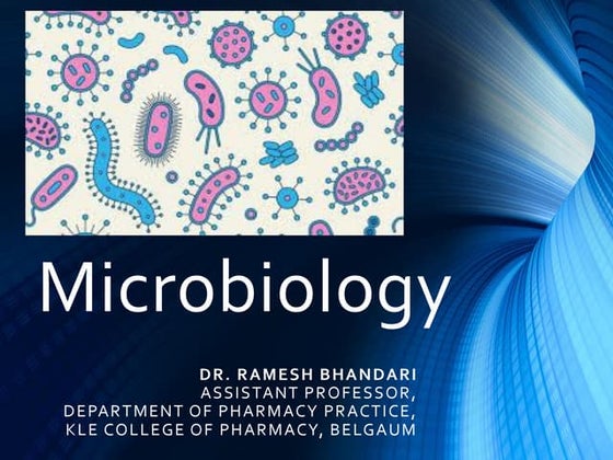 1. Introduction to Microbiology & Parasitology lecture | PPT