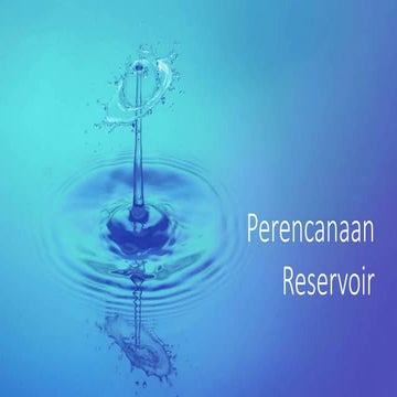 10. SPAM - Perencanaan Reservoir [Autosaved].pptx