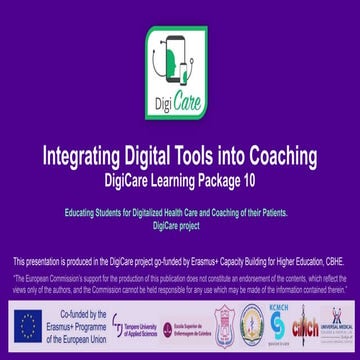 Integrating Digital Tools into Coaching. DigiCare Learning Package 10.pptx