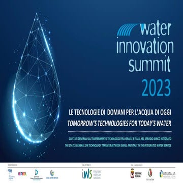 WATER INNOVATION SUMMIT 2023 | Gioia | PDF