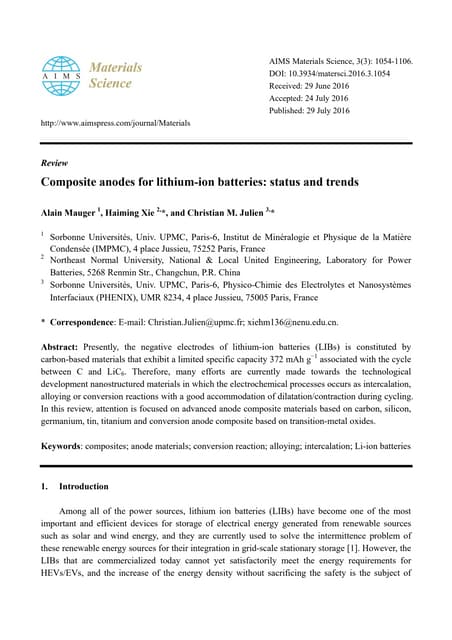 Lithium Ion Battery Characteristics simulation on Comsol.pptx