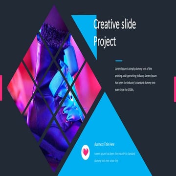 creative content powerpoint template free | PPTX
