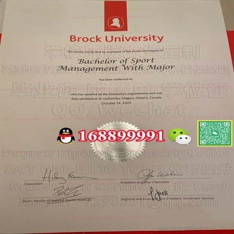 Brock University degree offer diploma Transcript | PDF