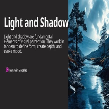 10. Light and Shadow. Grade 8 presentation about Light and Shadow | PPTX