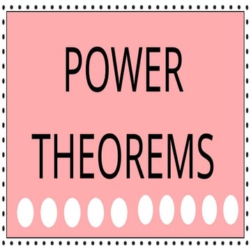 10 Power Theorem Pptx Mathematics Quarter 2 Ppt