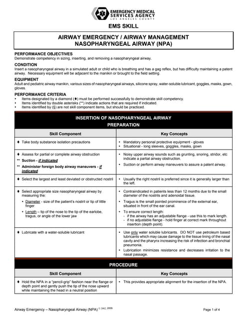10 airway management-opa | PDF