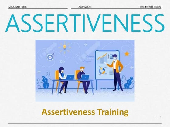 Assertive communication | PDF