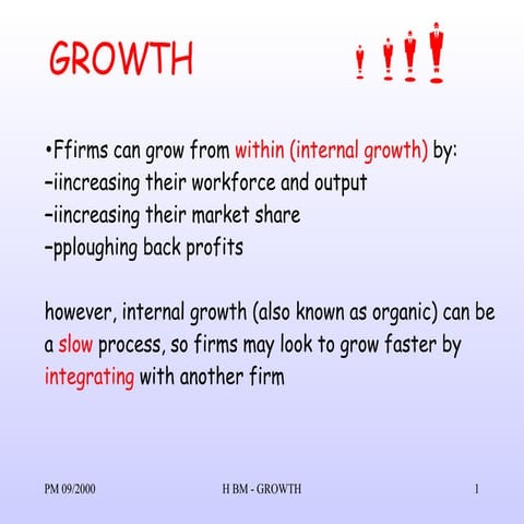 10 Changes In Size Growth | PPT | Mergers and Acquisitions | Business ...