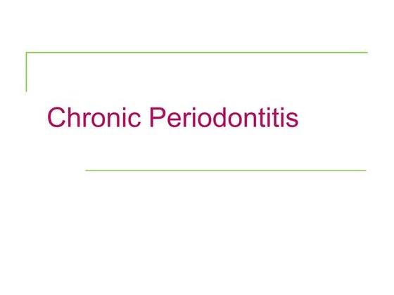 Periodontal Disease | PPTX | Oral care | Personal Care