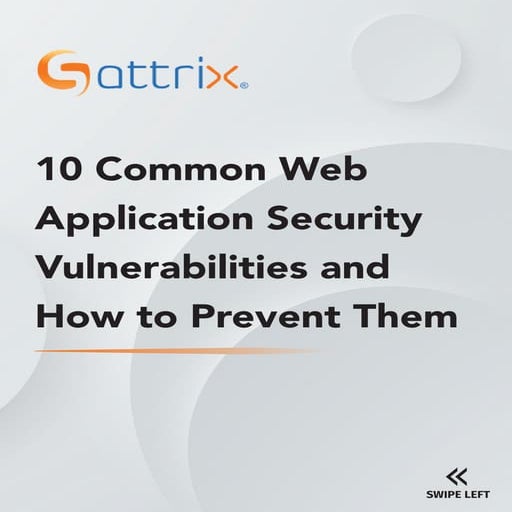 10 Common Web Application Security Vulnerabilities And How To Prevent Them Pdf