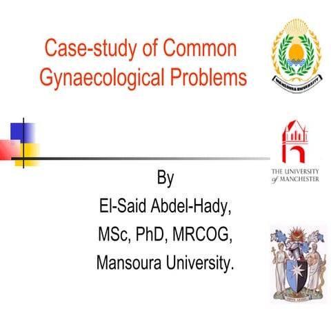 10 common gynacological problems | PPT