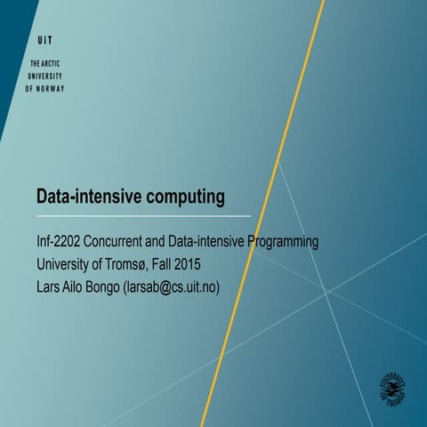 Data Intensive Computing Slide In Presentation Ppt 