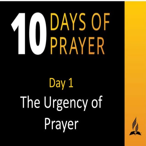 10-Days-of-Prayer-Day-1.pptx | Christianity | Religion & Spirituality