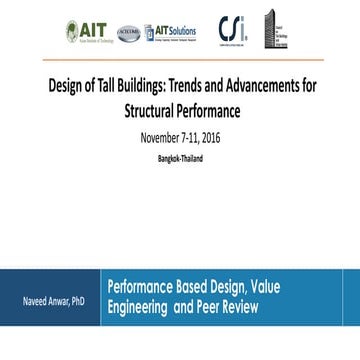 Performance Based Design, Value Engineering, and Peer Review | PDF
