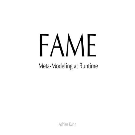 FAME - Meta-Modeling at Runtime | PPT
