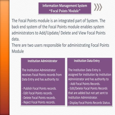 Focal Points Presentation | PDF